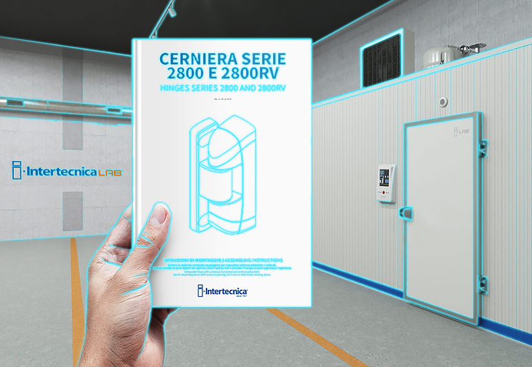 How to assemble the components of a cold room door